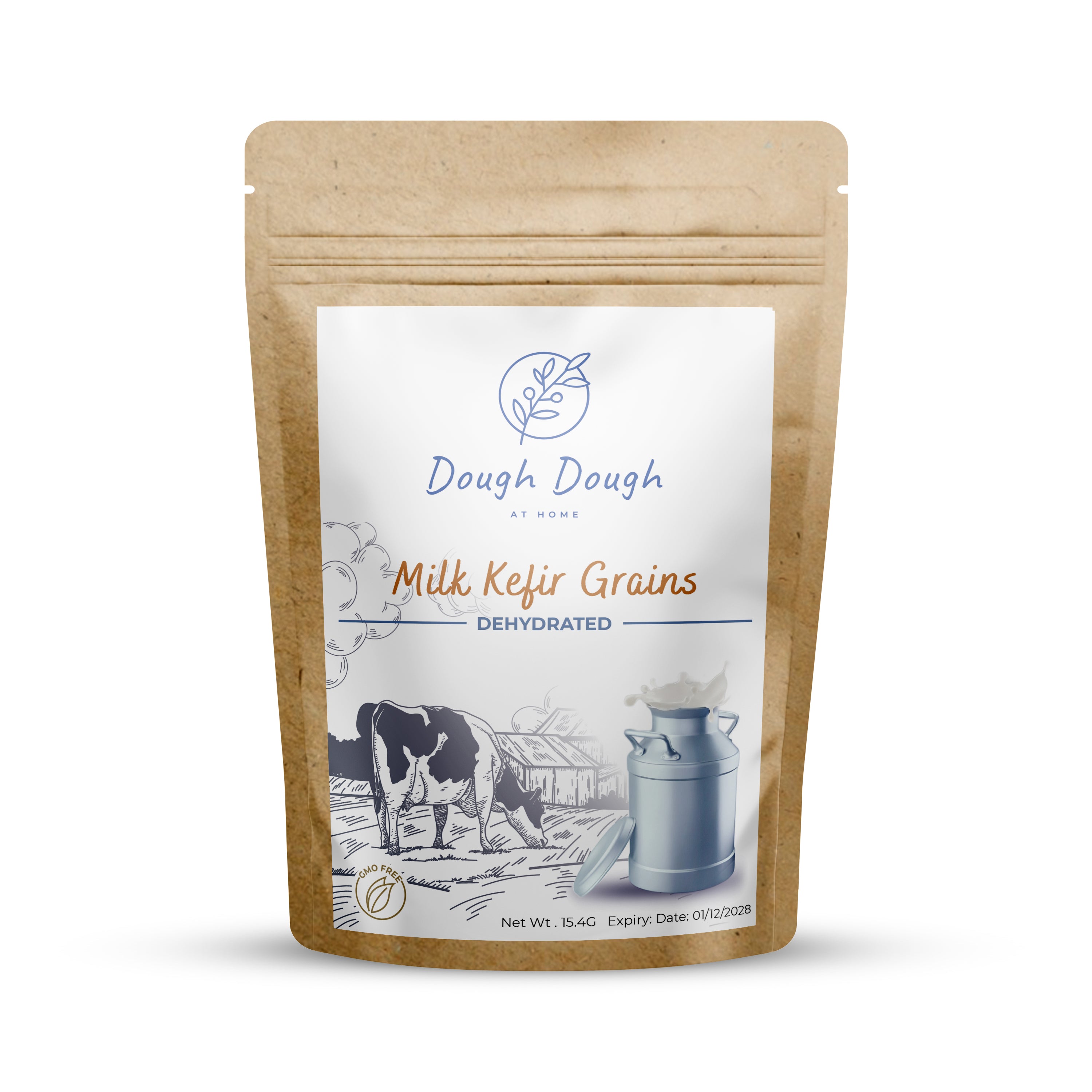Dough Dough at home Milk Kefir Grains Starter Culture, 15 Grams - Dehy